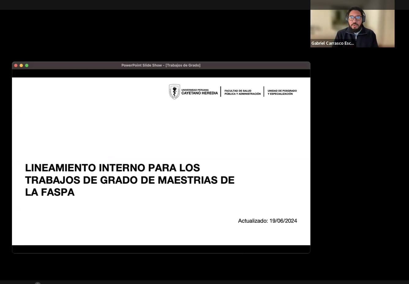 NUEVOS LINEAMIENTOS INTERNOS PARA LOS TRABAJOS DE GRADO DE MAESTRÍAS DE ...
